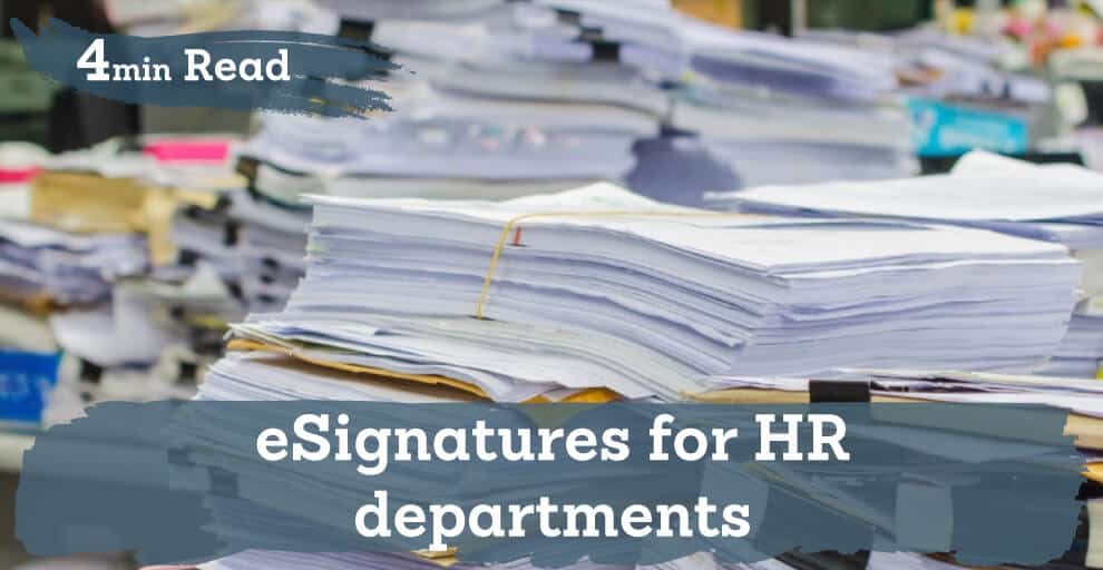 eSigning for HR departments | Signable eSignatures