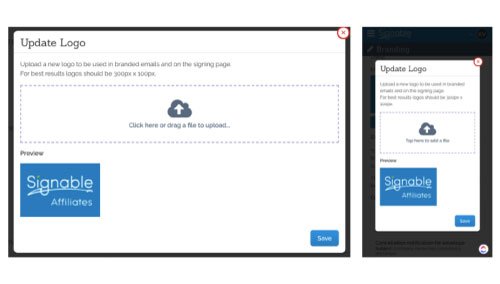 June & July 2021 Signable Product Updates - Mobile UX Improved