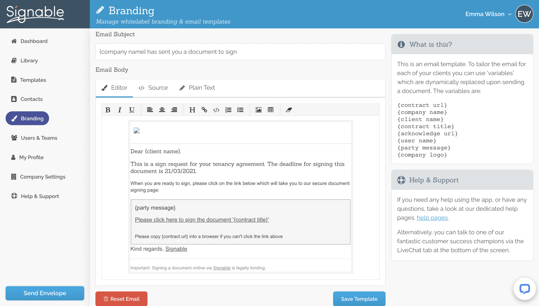Signable's Electronic Signature Generator: Advanced features - Signable