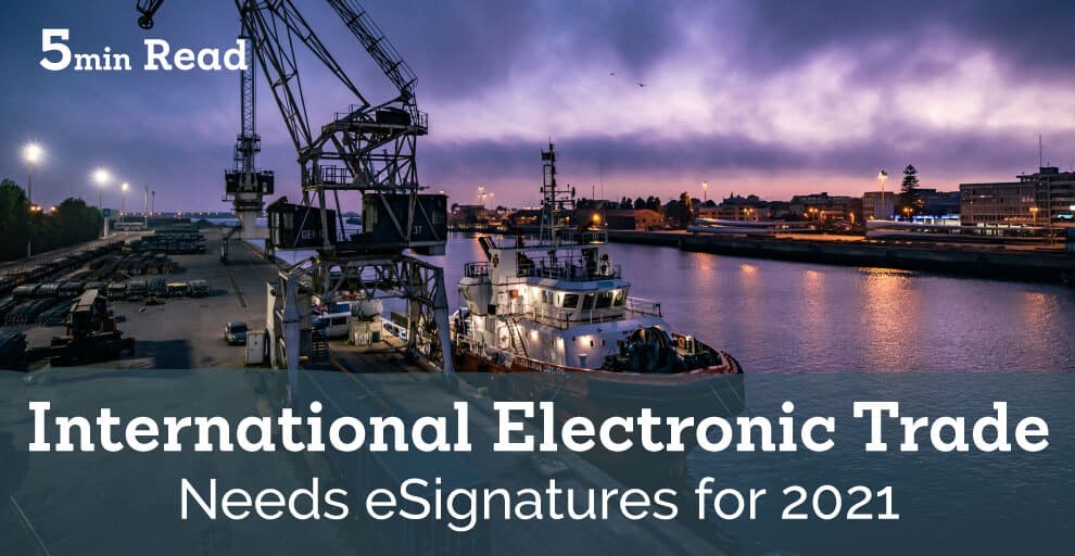 International Electronic Trading News - Electronic Signatures
