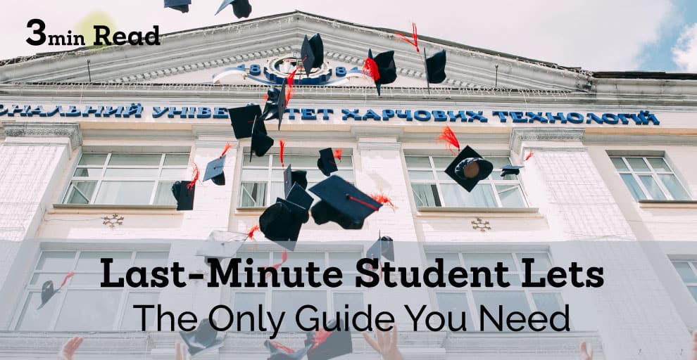 A Signable guide for last minute student let landlords